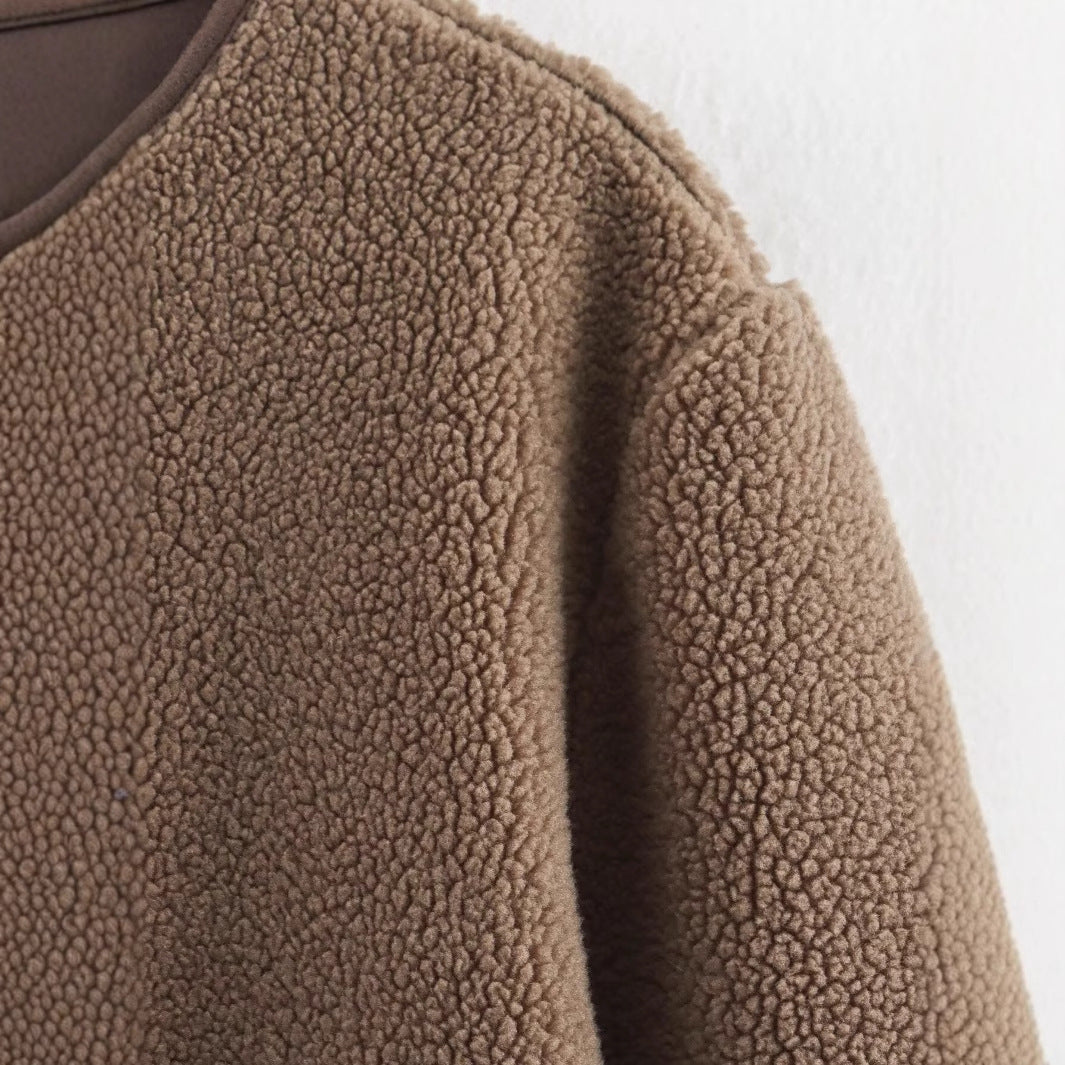 Women's Cozy Fleece Button Jacket berg-feldt