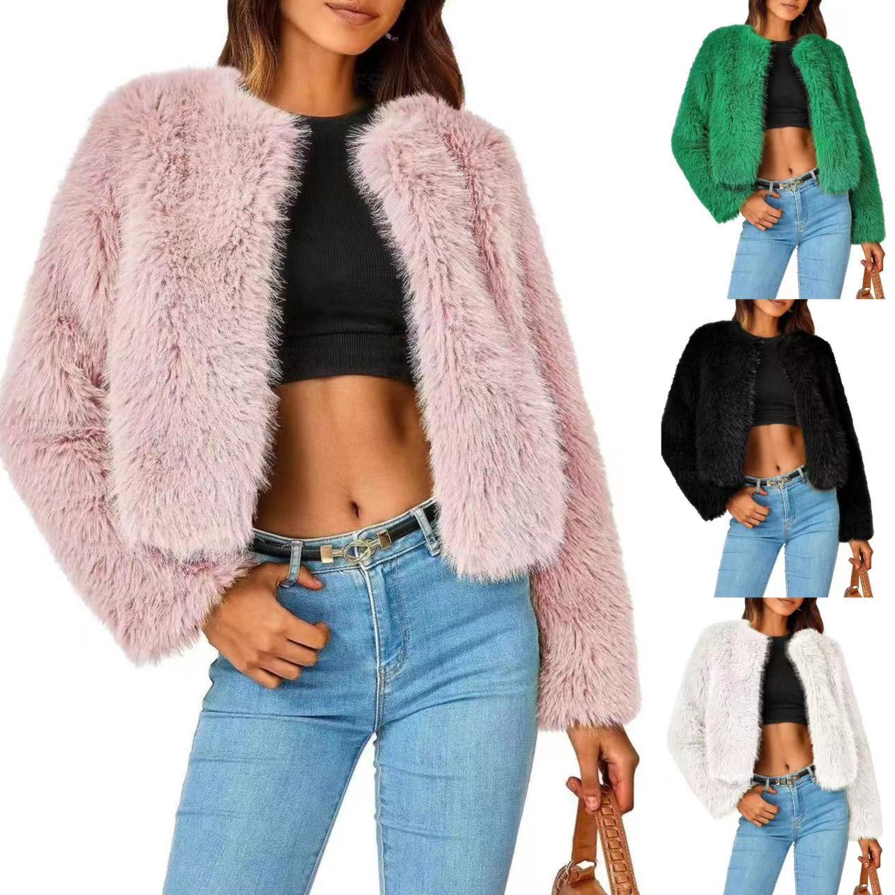 Women's Fluffy Faux Fur Jacket berg-feldt